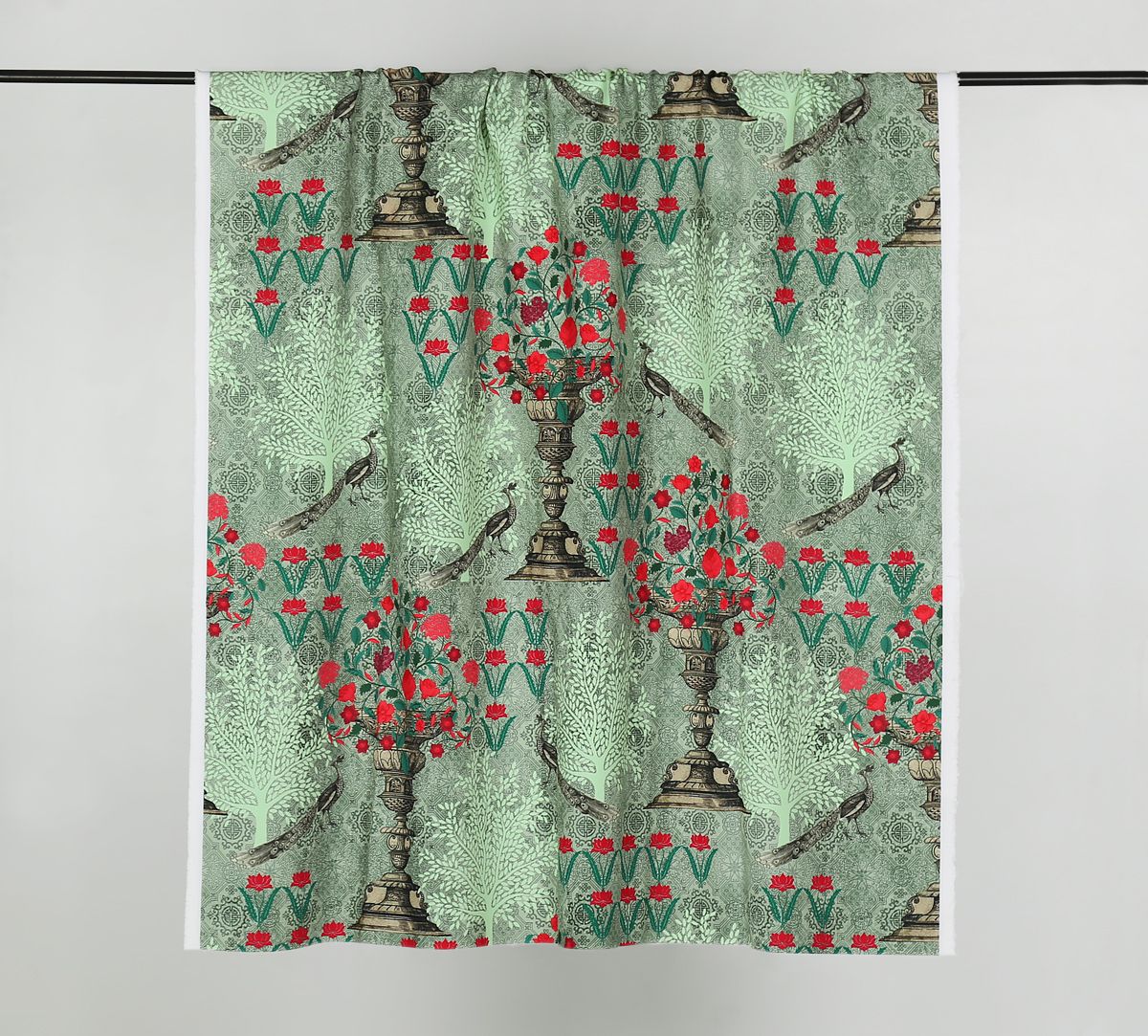 Enhance Your Home's Outlook With Earthy Charm of Floral Pillar Crest Fabric