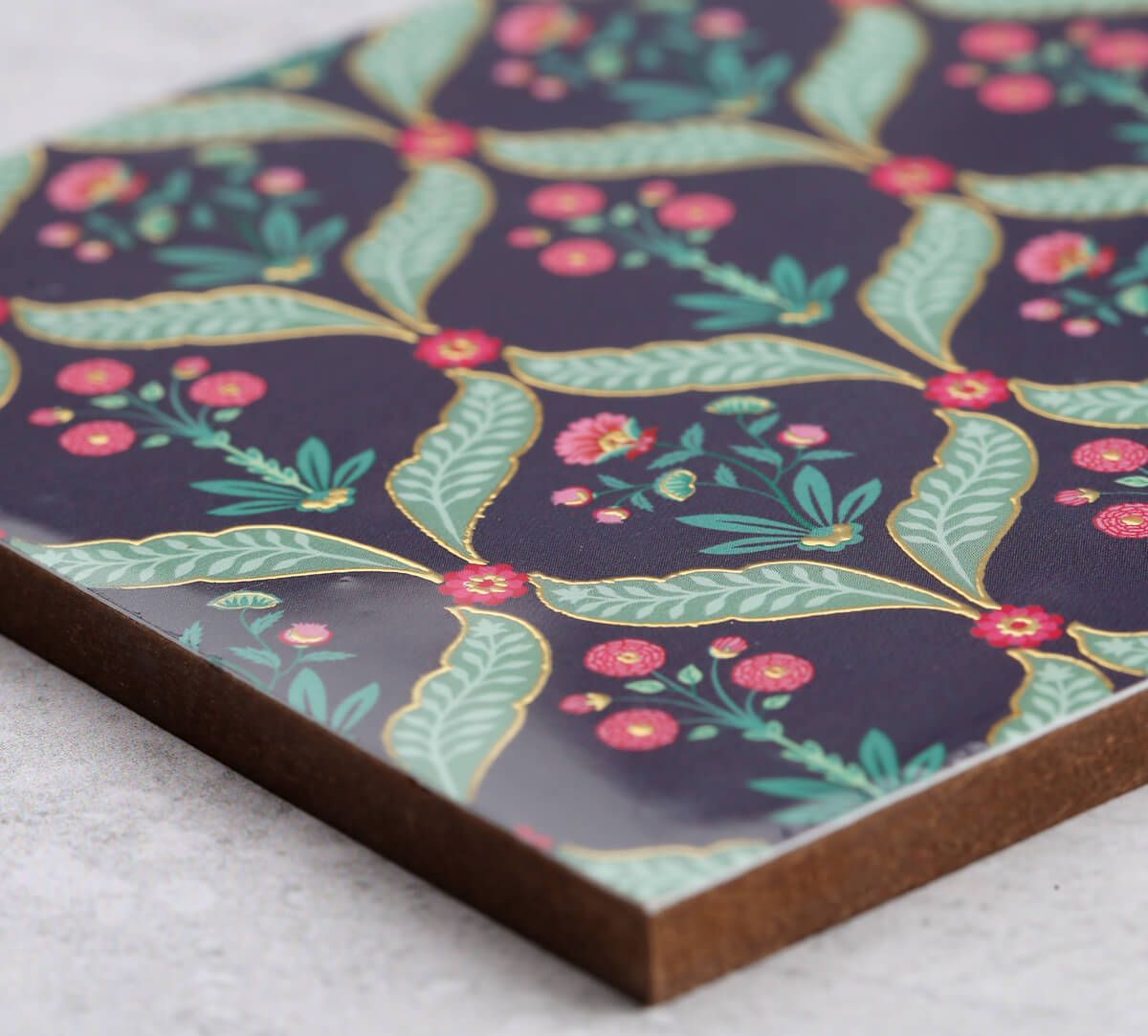 Buy our Iron Blooming Dahlia MDF Coaster with Stand | MDF Coasters with ...