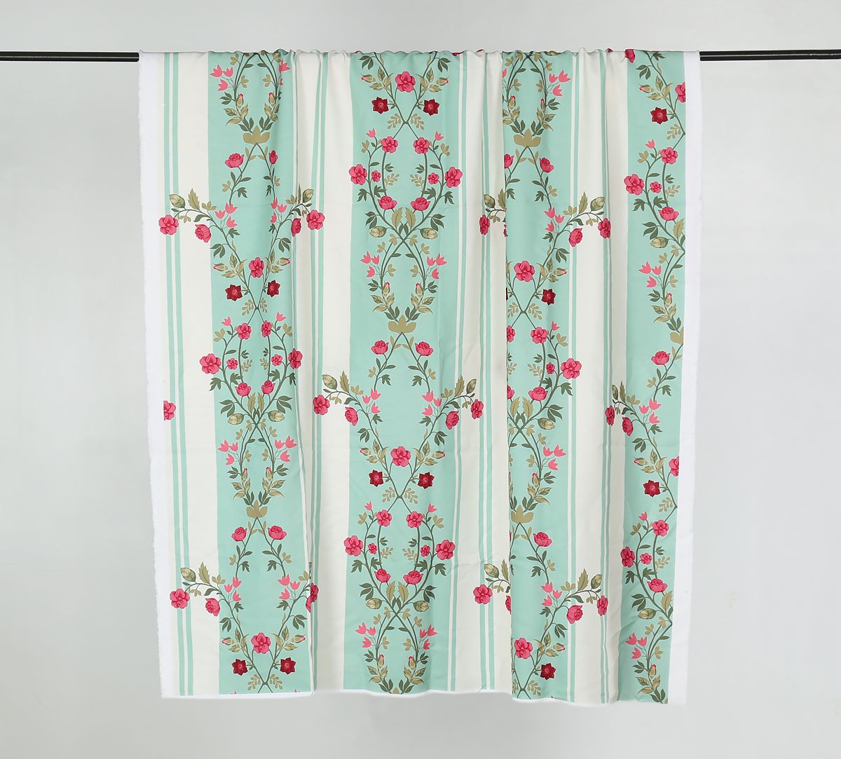Create Interior Statement With Elegant Pistacho Rose Twist Fabric