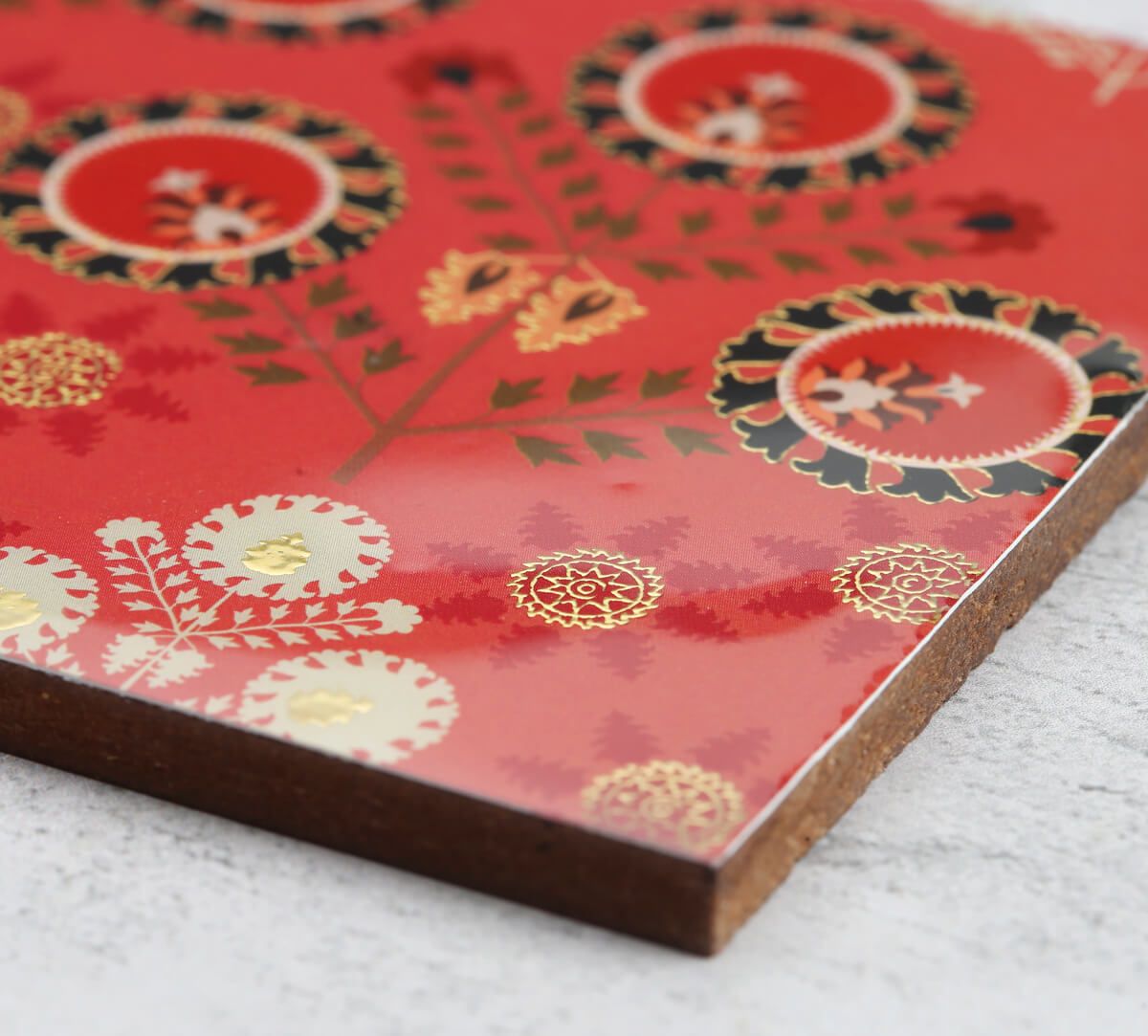 Buy our Raceme Rosettes MDF Coaster with Stand | MDF Coasters with ...