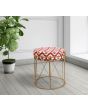 Buy Poppy Flower Scarlet Iron Pouffe | Iron Pouffes | India Circus